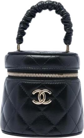 Chanel Sac Mini Vanity Pre-owned - Femme - Pre-owned - Noir - Taille: ONE Size