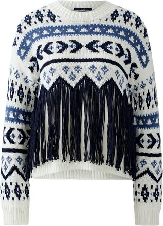 Oui Damen Pullover l&auml;ssig geschnitten Norweger