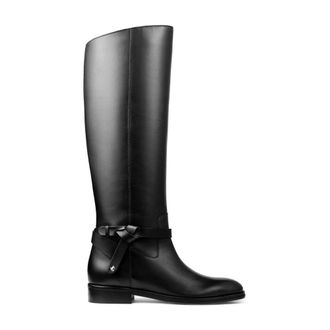 Jimmy Choo London Flache Kalbsleder Schwarze Schuhe - - Shoes - Damen - Schwarzk - 36 EU