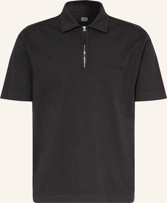 C.P. Company Jersey-Poloshirt schwarz