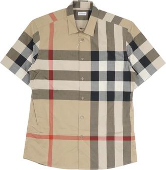 Burberry Homme, Chemises, Multicolore, Taille: L Chemises &agrave; Manches Courtes