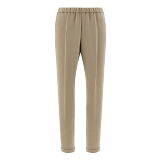 Alberto Biani Femme, Pantalons, Beige, Taille: 34 FR Pantalon Décontracté