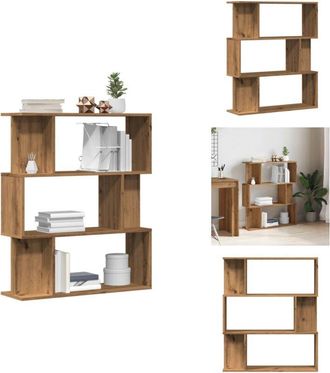 vidaXL Biblioth&egrave;que ch&ecirc;ne artisanal 80x24x96 cm bois ding&eacute;nierie - Armoire &Agrave; Livres - Armoires &Agrave; Livres - Biblioth&egrave;que - &Eacute;tag&egrave;re