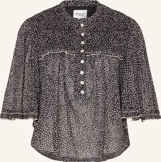 Isabel Marant Marant &Eacute;toile Blusenshirt Douna Mit R&uuml;schen schwarz