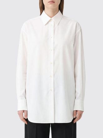 Jil Sander Chemise ample en coton avec col classique et &eacute;paules tombantes