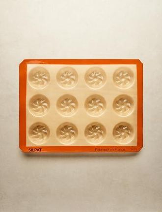 Silpat Moule Gateau Individuel 12 Marguerites - Chocolat, Cupcake - Silicone Antiadhésif - Accessoire Patisserie, Cuisson Uniforme, Démoulage Facile - Réutil