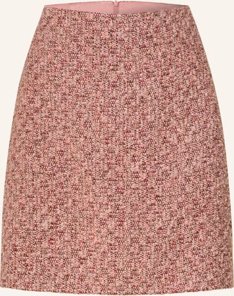 s.Oliver Black Label S.Oliver Black Label Bouclé-Rock Mit Glitzergarn rosa
