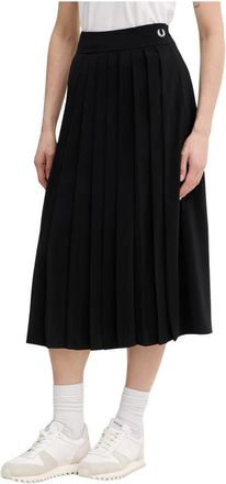 Fred Perry Damen, R&ouml;cke, Schwarzk, SGr&ouml;&szlig;e