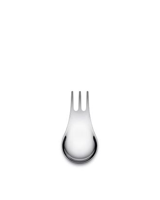 Alessi GIMR01S4 Set bestehend aus vier Multifunktionsbestecke aus Edelstahl 18/10 glänzend poliert, Silber