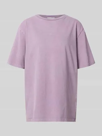 Oh April Oversized T-Shirt mit Label-Stitching Modell Farmers Market