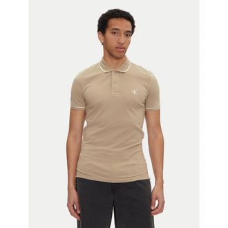 Calvin Klein Jeans Poloshirt J30J315603 Beige Slim Fit