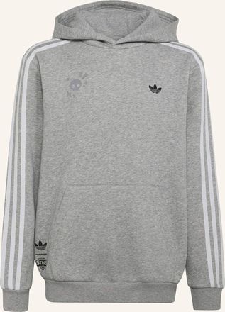 adidas Originals Adidas Originals Grafik-Hoodie, Locker Geschnitten grau