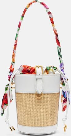 Dolce & Gabbana Bucket Bag Secchiello Small aus Raffiabast