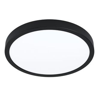 Eglo connect.z Plafonnier LED connect&eacute; Fueva-Z, &Oslash; 28,5 cm, lampe de plafond ZigBee pour salle de bains, contr&ocirc;lable par appli et commande vocale, blanc cha