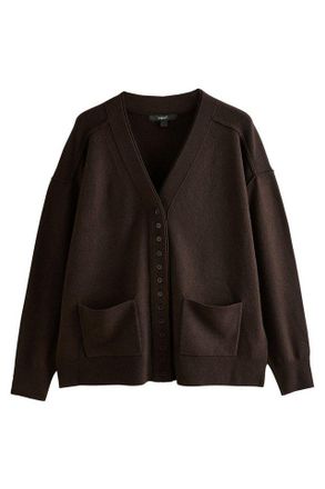 Next Strickjacke Superweiche Strickjacke mit V-Ausschnitt +Taschen (1-tlg)