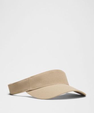 lululemon Vielseitige Visor-Kappe mit abnehmbarem Schwei&szlig;band - Gr&ouml;&szlig;e L/XL in Sheer Oak