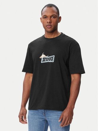 HUGO BOSS T-Shirt Nadero 50566032 Schwarz Regular Fit