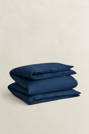 GANT Wohnaccessoires Sateen Einzelbettbezug (150x200) MARINE