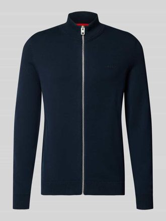HUGO BOSS Regular Fit Strickjacke aus reiner Baumwolle Modell SAN JACOMO
