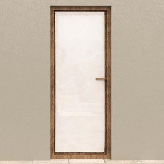 Soleil d'Ocre Vorhang für Fenstertür, 70 x 200 cm, Celia, Weiß