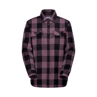 Mammut Tamaro Longsleeve Shirt Women | Flanellhemd f&uuml;r Damen, Kariertes Hemd, Flanell Outdoor Kleidung, Atmungsaktiv und Schnelltrocknend, Langarm und Warm |