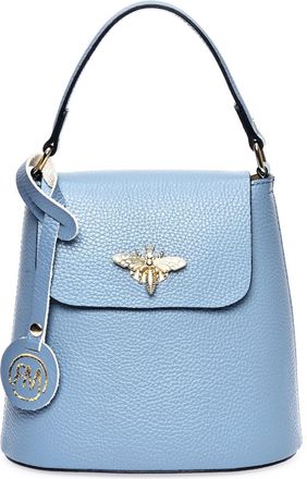 Roberta M T&uuml;rkis Rindsledertasche