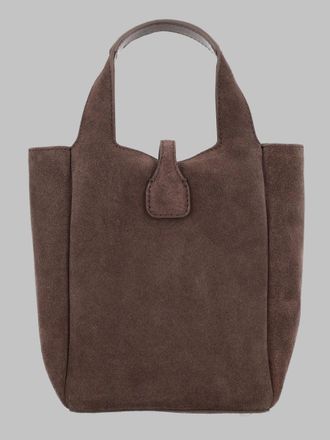 Hogan Womens Mini Shopping Bag Brown Leather Handbags Hand