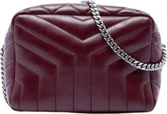 Saint Laurent Sac bandouli&egrave;re matelass&eacute; doccasion - Femme - Pre-owned - Rouge - Taille: ONE Size