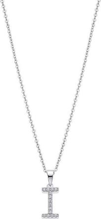 LOTUS SILVER Lotus Silver Halskette LP1958-1/I Buchstabe, Einheitsgröße, Metall, Kein Edelstein