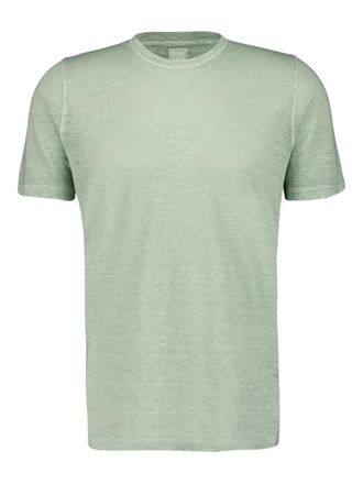 120% Lino t-shirt &agrave; design textur&eacute; - Vert