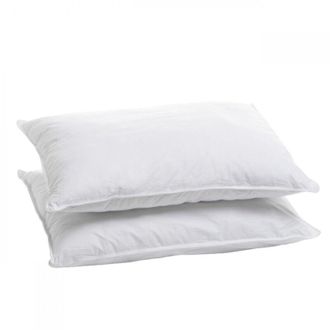 Bleu Calin Lot de 2 oreillers Moelleux - Gonflant - 60x60cm