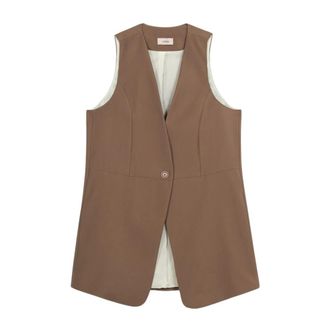 Oltre L022R000027N022 Weste - - Jackets - Damen - Braun - M