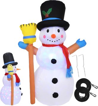 Generic Aufblasbarer | Szenenzubeh&ouml;r wasserdicht | Weihnachtsschneemann aufblasbar f&uuml;r den Au&szlig;enbereich | f&uuml;r Garten Park Terrasse Traspatio Balkon Party Tref