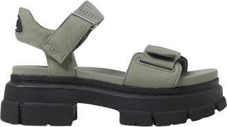 UGG Ugg, Femme, Chaussures, Vert, Taille: 40 EU Sandales &agrave; talons compens&eacute;s plateforme vertes