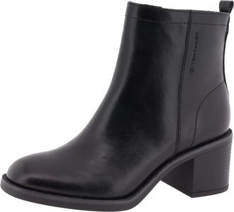 Tom Tailor Tom Tailor Damen 6390840001 Stiefelette, Black, 42 EU