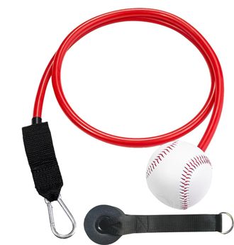 Generico Baseball-Armbänder, J-Bänder für Baseballspieler, Widerstandsbänder für Softball-Arm, Stretching für Trainingstraining, Swing-Trainingsausrüstung
