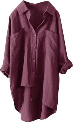 Generic Tunique Femme, Haut de Soiree Femme, Haut de Fete Femme Grande Taille, Dames Tops Taille 14, Vetement Femme, Tee Shirt Long Femme, Haut Festif Femme, 