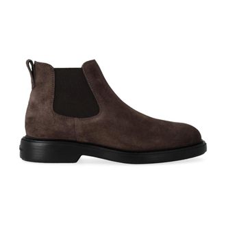 Hogan H704 Chelsea Boot - Homme - Chaussures - Brun - Taille: 44 EU