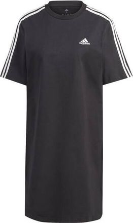 adidas Damen Kleid Essentials 3-Streifen Single Jersey Boyfriend -Kleid