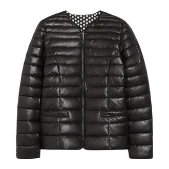 Pennyblack Wendbare gesteppte Jacke mit Stil Jabot - - Jackets - Damen - Schwarzk - S