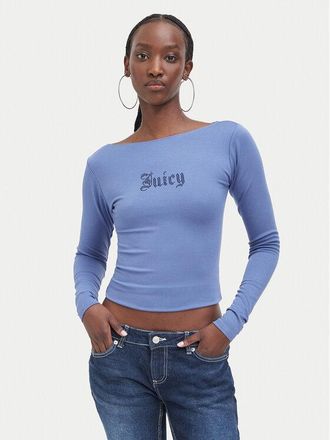 Juicy Couture Bluse JCWCT226329 Blau Slim Fit