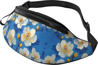 Generic Mode Handytasche Tasche Farbenfroher, Sch&ouml;ner Blumendruck G&uuml;rteltasche Handytasche Tasche Brusttasche F&uuml;r Radfahren Herren Running 14X35Cm