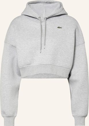 Lacoste Oversized-Hoodie grau