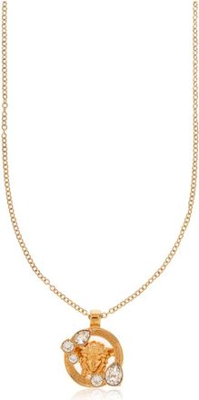 Versace Femme, Accessoires, Jaune, Taille: ONE Size Collier Crystal Medusa 95