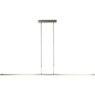 Steinhauer Lampe suspendue lampe de salle &agrave; manger suspension LED hauteur r&eacute;glable argent dimmable