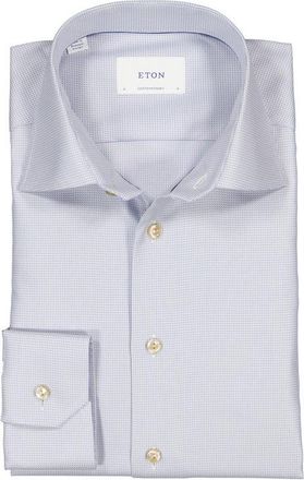 Eton Herren Hemd blau Kent