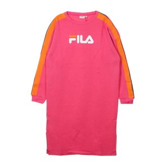 Fila Gekn&ouml;pftes Crew Damenkleid in Pink - - Dresses - Damen - Rosa - L