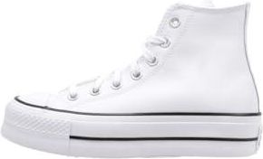 Converse Chuck Taylor All Star Platform Leather High-Top BASKETS PLATEFORME Femme