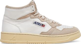 Autry Baskets Medalist Mid Cuir de Ch&egrave;vre/Suede Autry