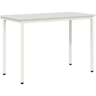 vidaXL Esstisch Wei&szlig; 110 x 55 x 75 cm Massives Kiefernholz vidaXL